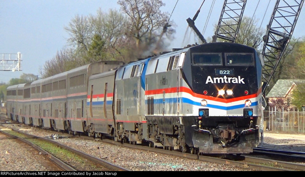 Amtrak 822 West